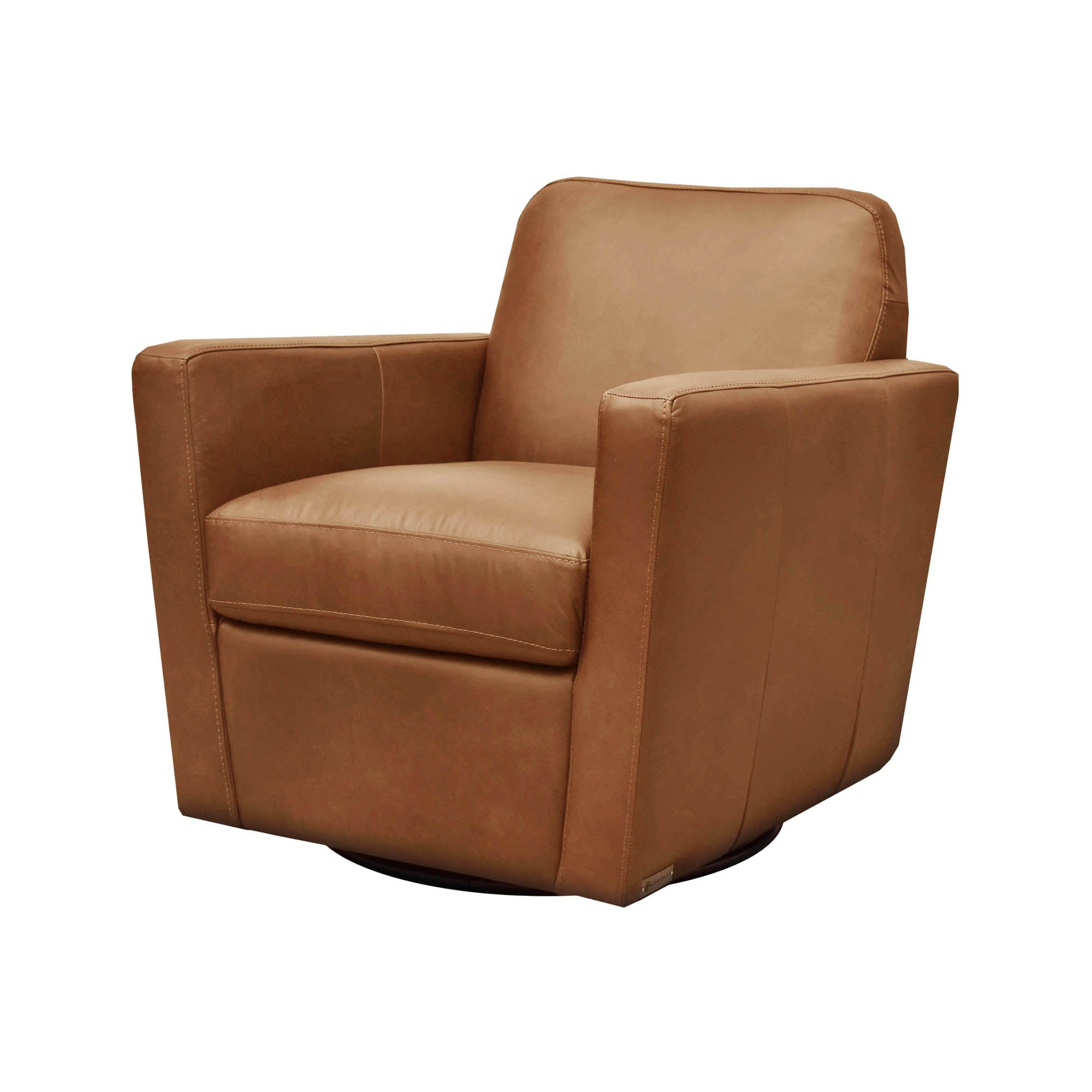 Cooper Swivel Club Chair - Cognac – LH Home