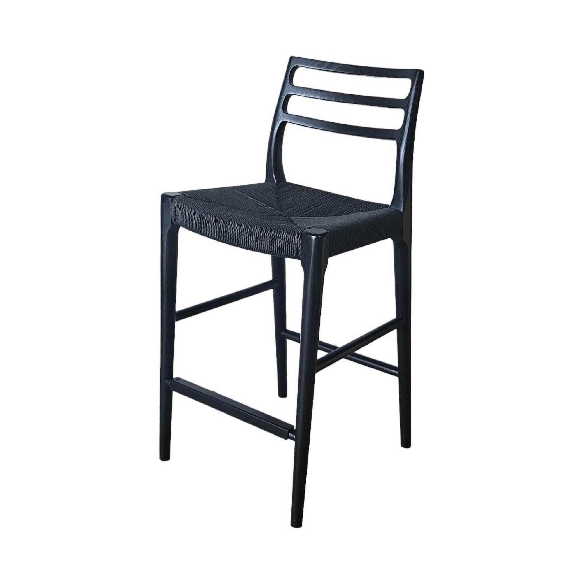 Java Narrow Counter Stool w/ 26" Seat Height - Black – LH Home