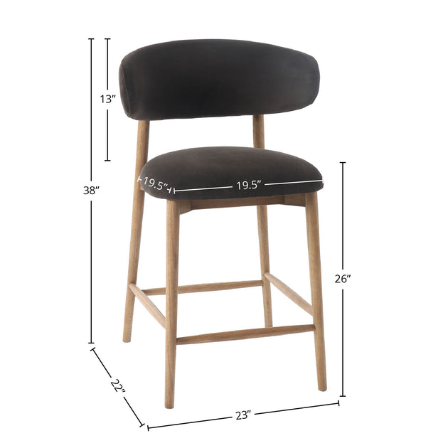 Milo Counter Stool - Slate Charcoal – US LH Home